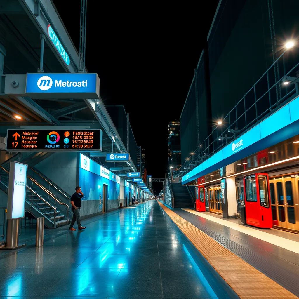 Exploring Blue Water Island's Metro Station Accessibility